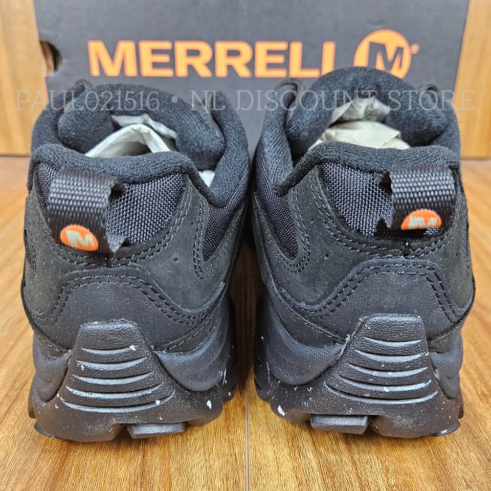 MERRELL Men's Moab 3 Smooth GTX Outdoors Shoes ~ Black ~ Various Sizes ...
