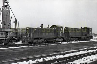 CNJ Central Railroad of NJ EMD SW9 Locomotive #1088 - Vintage Negative ...