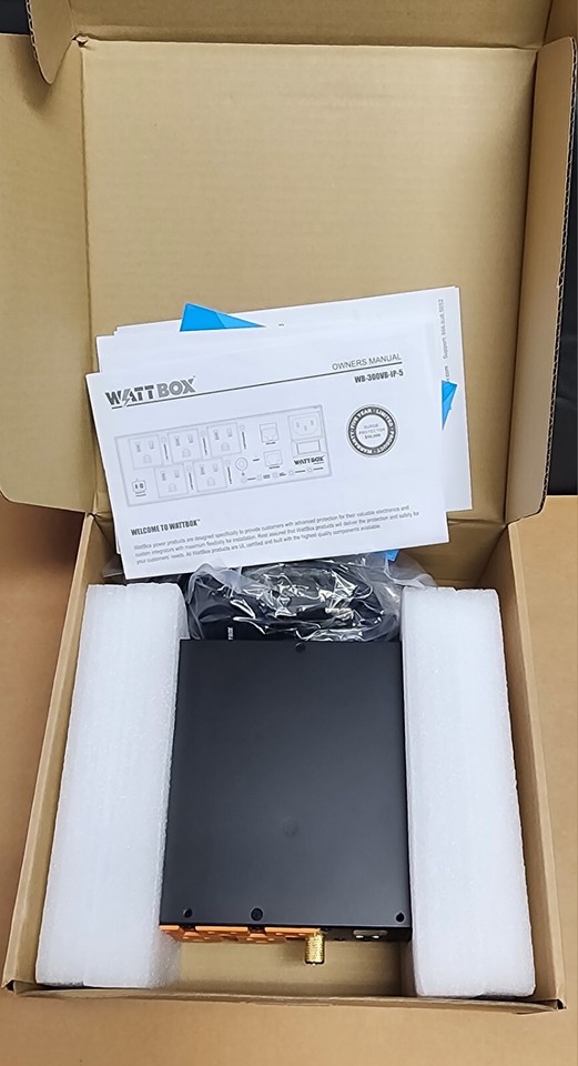 WATTBOX WB-300VB-IP-5 Power Conditioner with Auto Reboot OVRC enabled ...