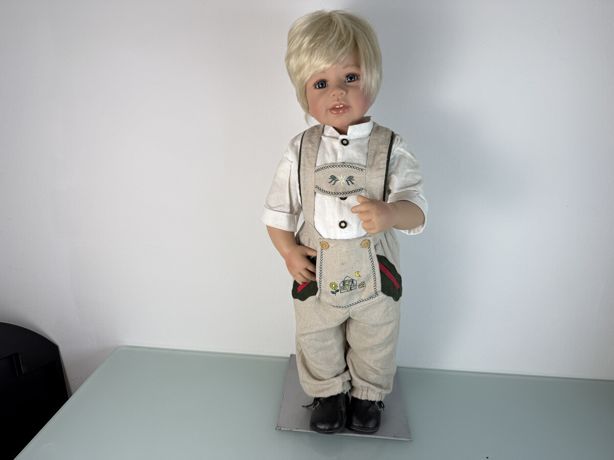 Künstlerpuppe Puppe Monika Levenig Vinyl Puppe 70 cm. Top Zustand | eBay