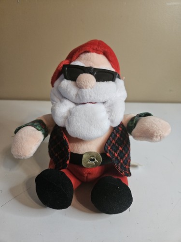 JC Penney Squeeze Me Musical Santa Claus Plush Doll 7.5" Stuffed Toy ...