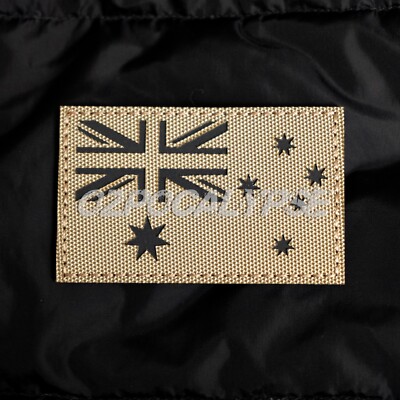 Khaki Australian Flag Patch - Army Military Dpdu Dpcu Amcu Adf Tbas ...