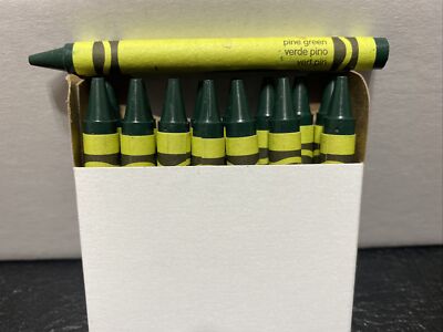 (16) Crayola Crayons (pine green) BULK | eBay