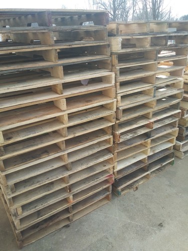 Used Wood Pallets fixed - 48" x 40". PICK-UP delivery for a fee. | eBay