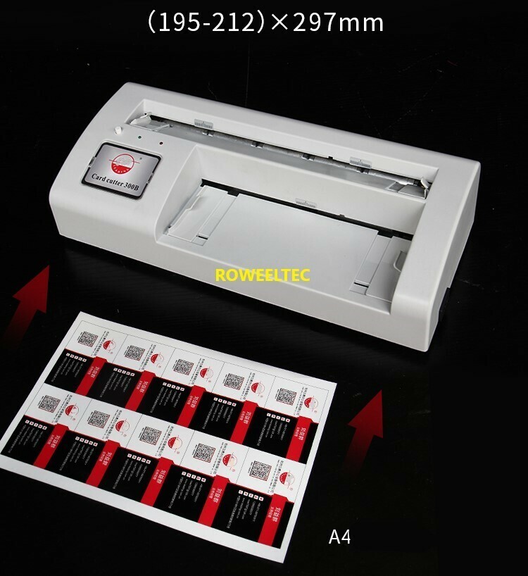 Name card Cutter,300B Automatic Name Card Slitter,business card cutting ...