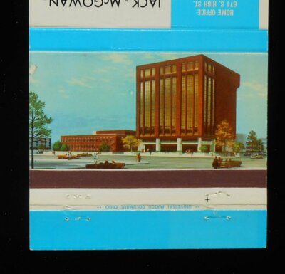 1970s Grange Mutual Insurance Columbus Jack McGowan Noble Jefferson OH ...