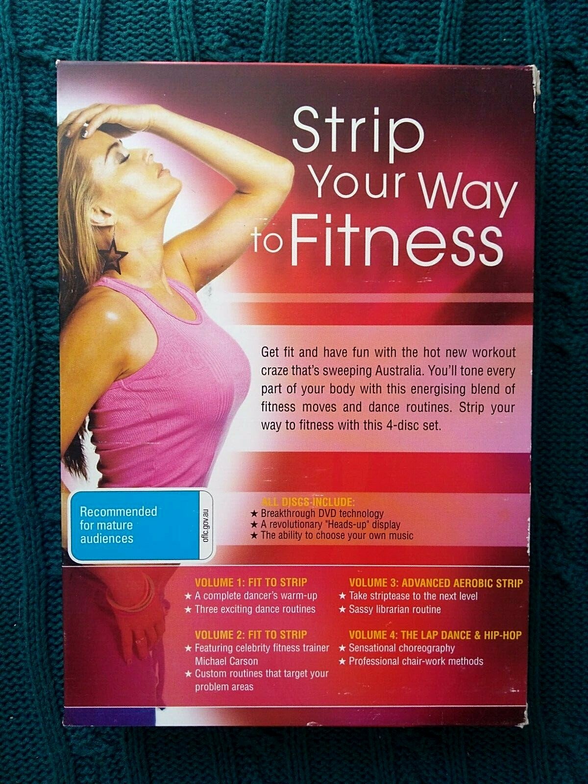 CARMEN ELECTRA FIT TO STRIP – DVD, 4-DISC BOX SET- R-4, LIKE NEW, FREE ...