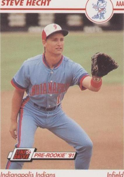 1991 Line Drive Pre-Rookie - AAA Steve Hecht #186 (RC) for sale online ...