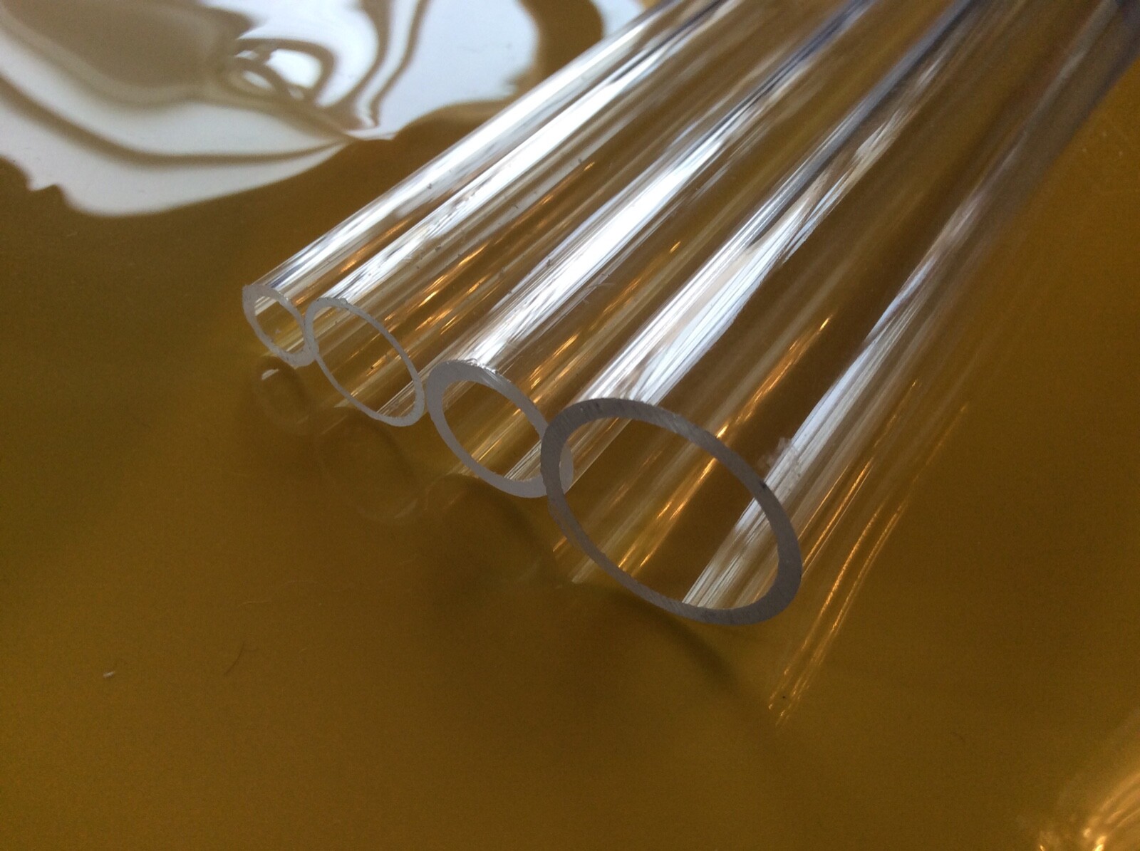 CLEAR ACRYLIC PERSPEX PIPE tube 6mm 8mm 10mm 12mm 15mm 16mm 18mm 20mm ...