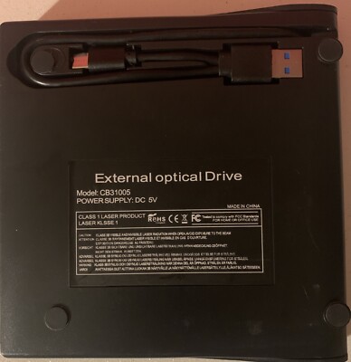 External Optical Drive DVD Disc CB31005 USB Slim Drive | eBay
