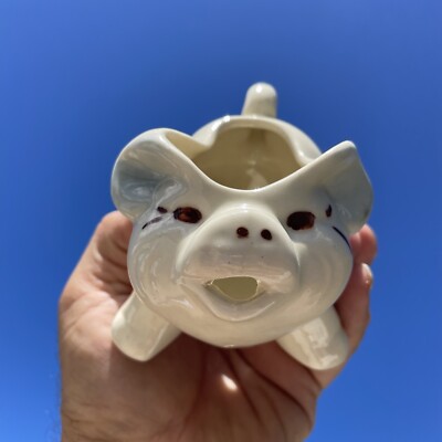 Vintage Shawnee Pottery PORKY When Pigs Fly PIG Standing Mini Pitcher ...