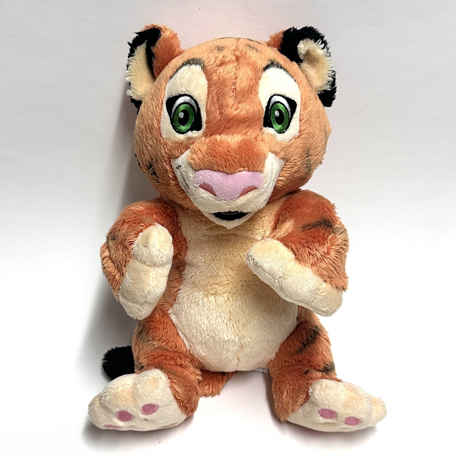DISNEY PARKS Baby Rajah Aladdin Tiger Jasmine Plush 11” Stuffed Animal ...
