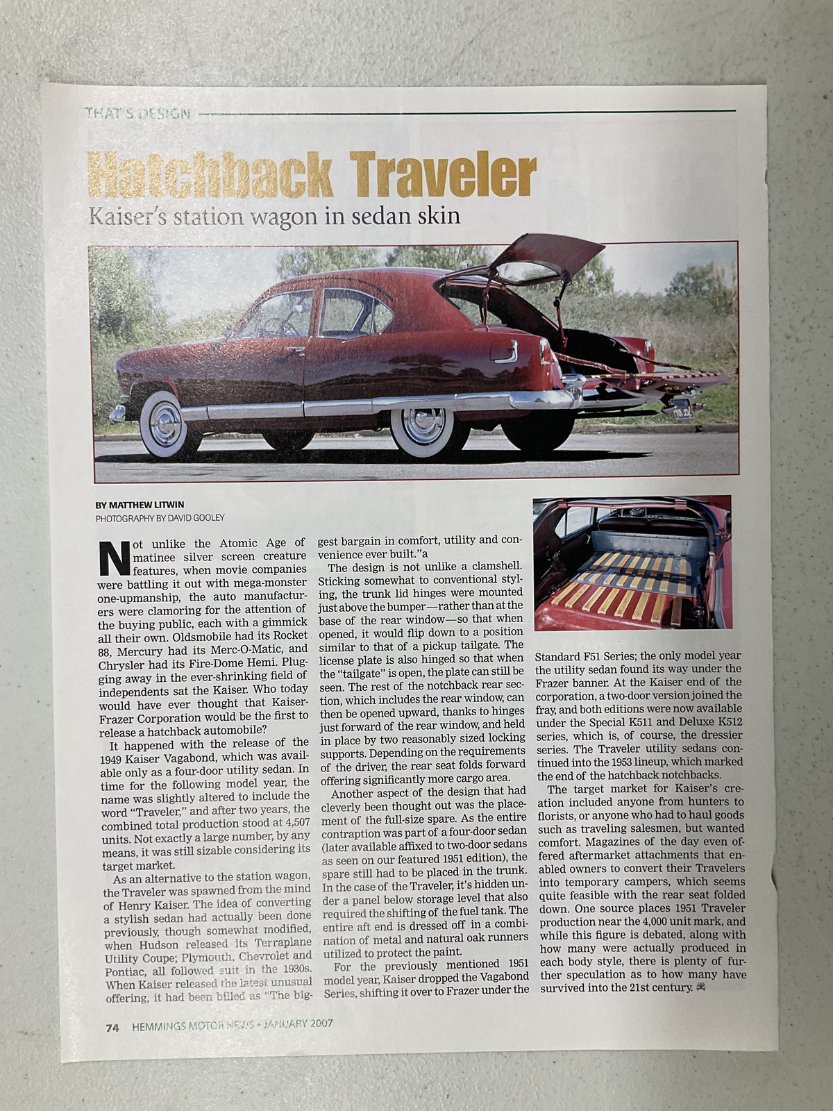 HMN 733 Article That's Design Hatchback Traveler Kaiser Station Wagon ...