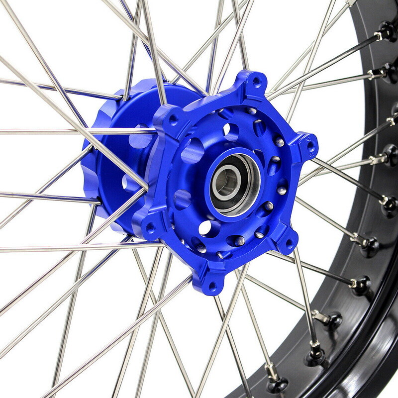 2008-2020 Yamaha WR250R RMY06 17" Supermoto Wheels w/ CNC Hub | Black ...