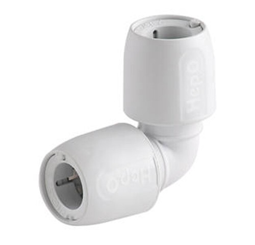 Hep20 Plastic Push-Fit 15mm Equal Elbow HD5/15W | eBay