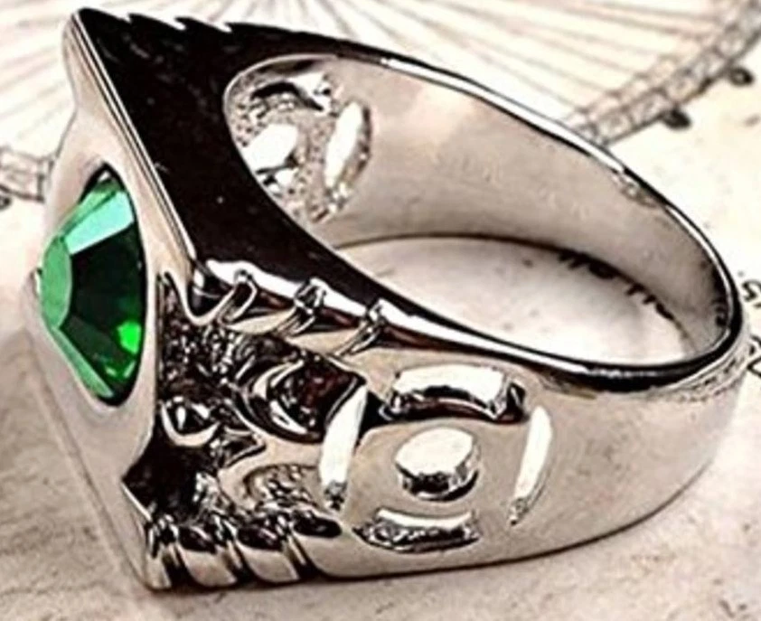 Green Lantern Wedding Rings