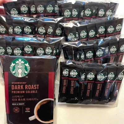 Dark Roast Arabica Fine Powder Starbucks Premium Instant Coffee 200 ...