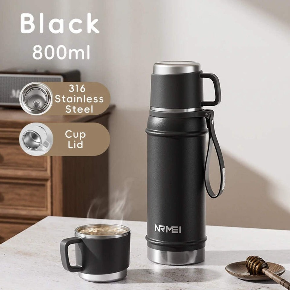Stainless Steel Thermos Bottle Large Capacity Insulated Bottle,Color ...