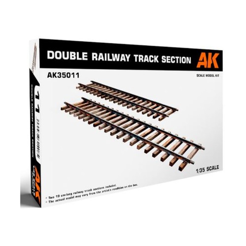 AK Model Kit Double Railway Track Section New | eBay