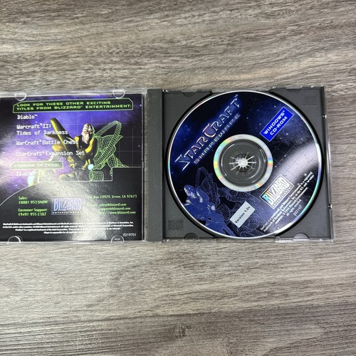StarCraft Shareware w/ Artwork PC CD demo version of classic strategy ...
