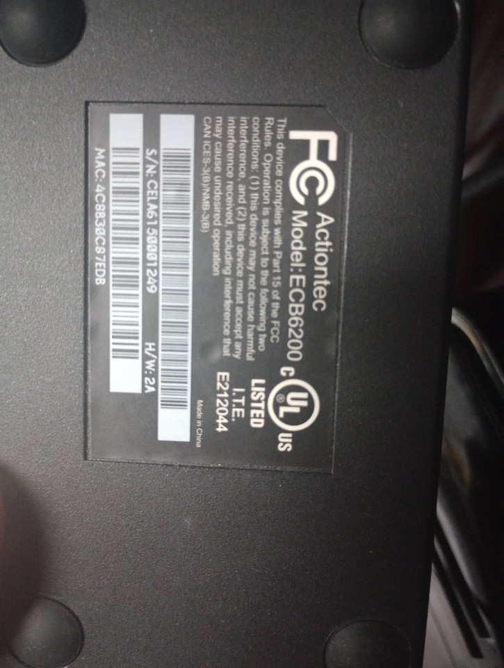 Actiontec ECB6200 Bonded MoCA 2.0 Ethernet Coax Network Adapter | eBay