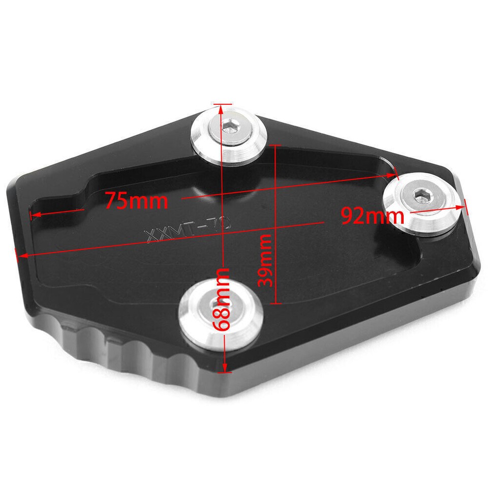 Fit DUCATI Monster 795/821/1200/1200S Side Kick Stand Pad Extension ...
