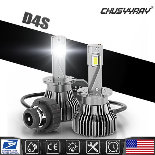 2PCS D4S/D4R LED Headlight Replace HID Xenon Super Bright 6000K ...
