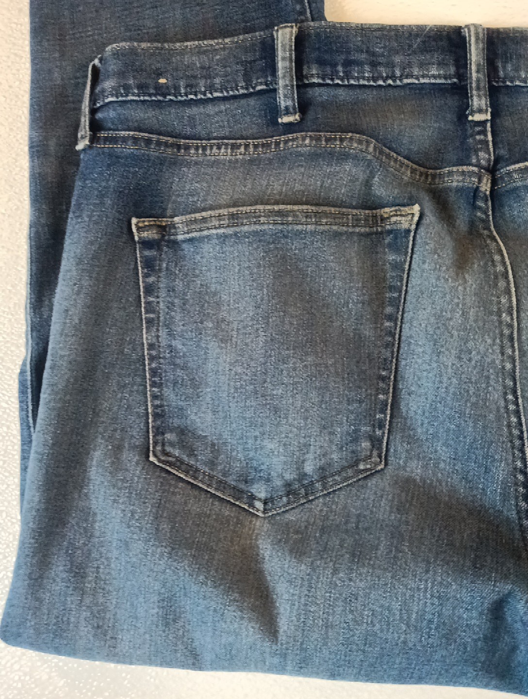 Abercrombie & Fitch Distressed Skinny Stretch Blue Denim Jeans Mens ...