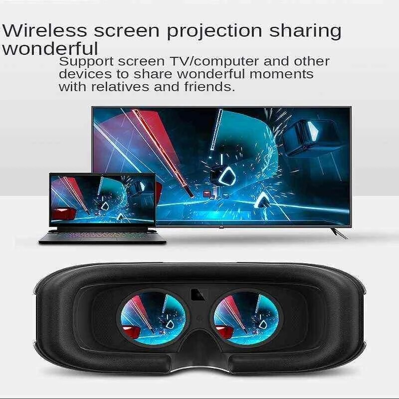 VR SHINECON AIO9 VR Glasses 3D Smart Glasses Virtual Reality Headset 4K 807 PPI | eBay