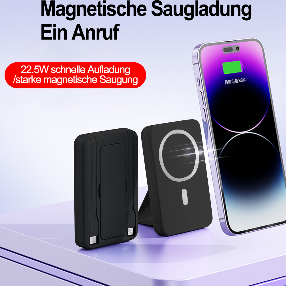 Mag-safe Power Bank magnetisch Battery Pack für Apple iPhone12 13 14 15 ...