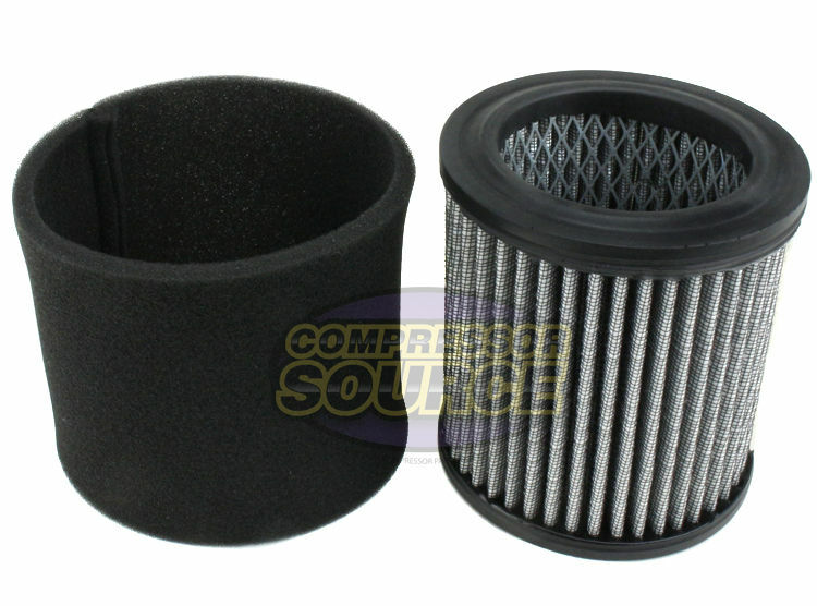 2 Pack Quincy Air Compressor Filter Poly Intake Elements 110377E100 ...