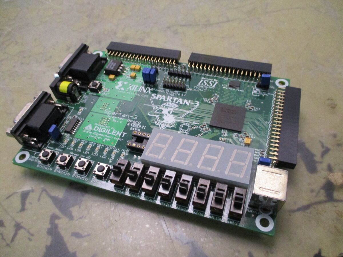 Xilinx Digilent Spartan-3 Rev E Starter Board Evaluation Kit Xilinx Digilent Spartan-3 Rev E Starter Board Evaluation Kit