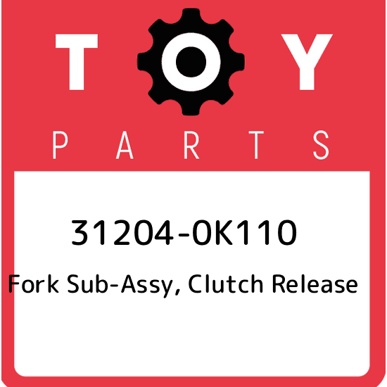 Toyota Genuine OEM 31204-0k110 Fork ASSY Clutch Release 312040K110 for ...