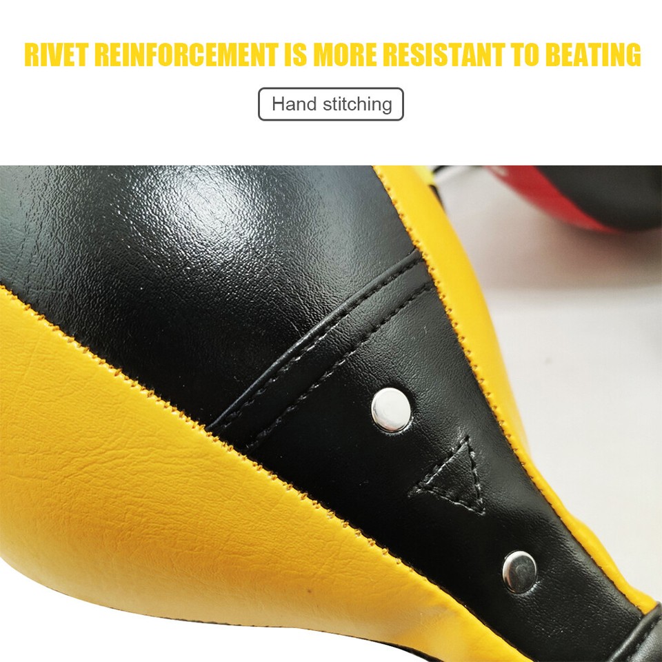 Double End Boxing Speed Ball Floor to Ceiling Punching Bag (Yellow ...