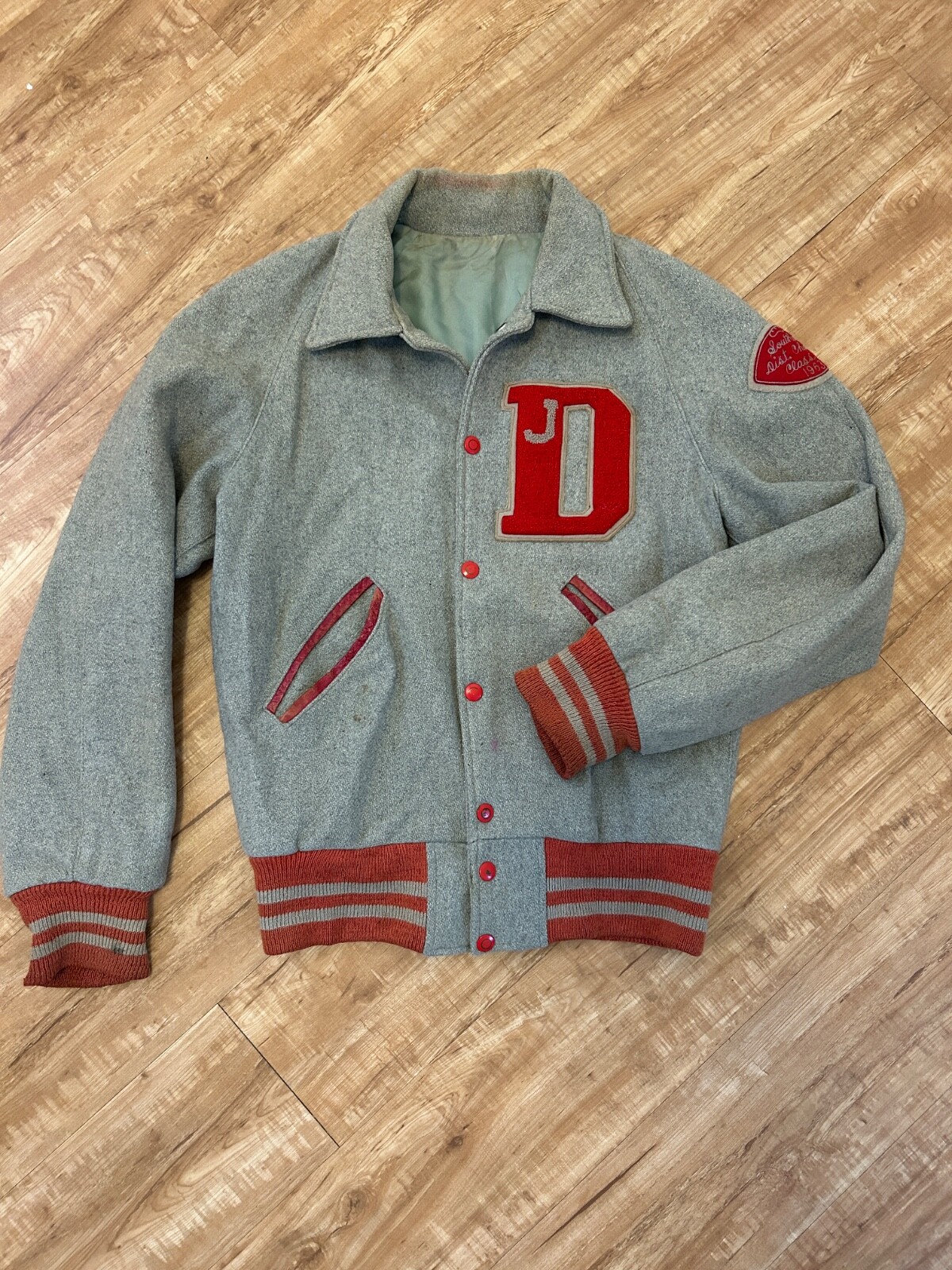 Vintage 1960s Wool Letterman Jacket - Gem