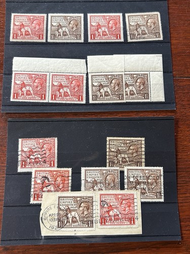 GB - GV - Wembley 1924 / 1925 - Mint & Used Selection. | eBay UK