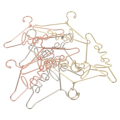 15 Pcs Dollhouse Clothing Hangers Dolls Coat Wardrobe Mini Accessories ...