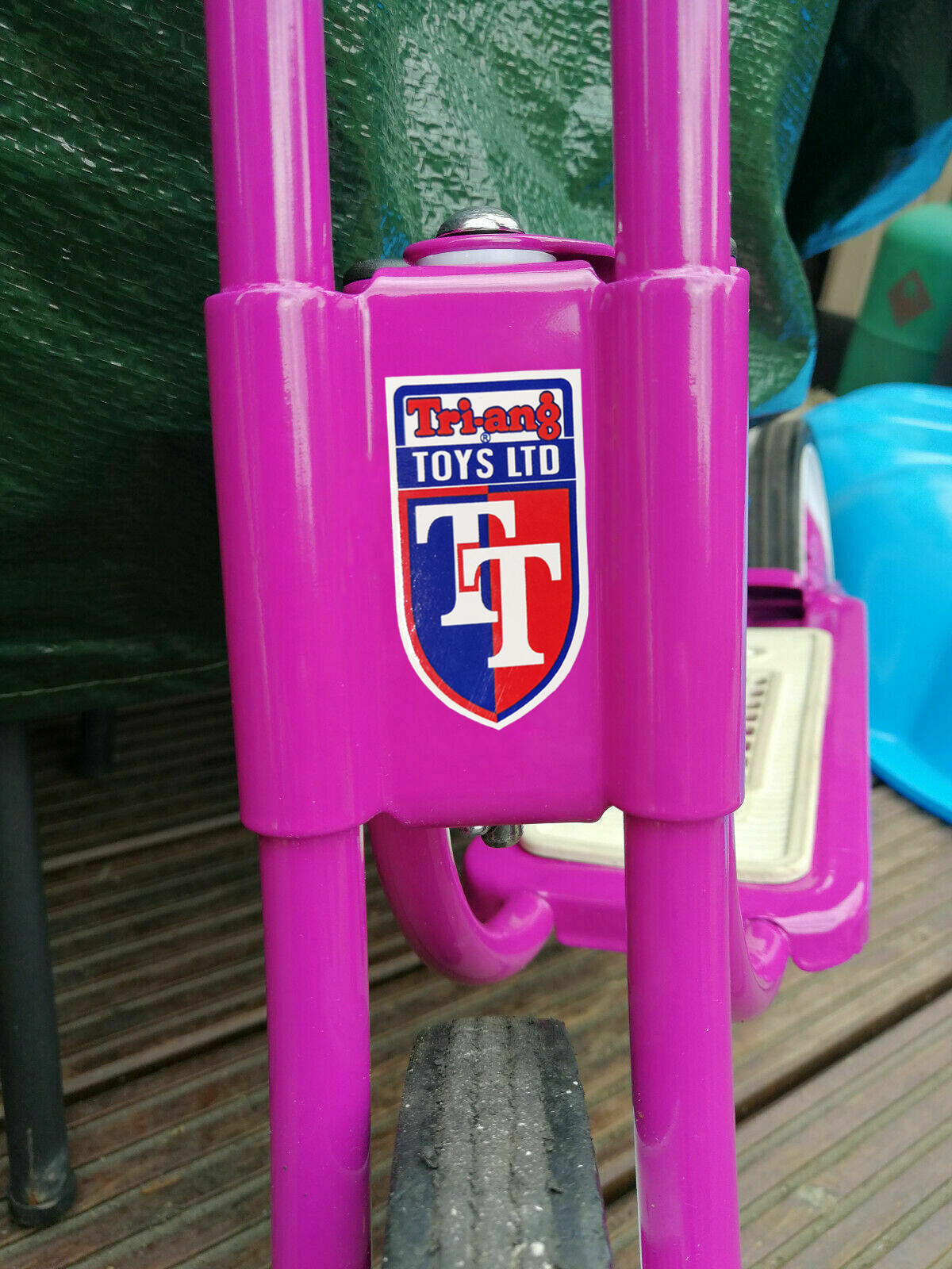 Triang Tri-ang Logo Shield Sticker Decal for bikes trikes scooters toys ...