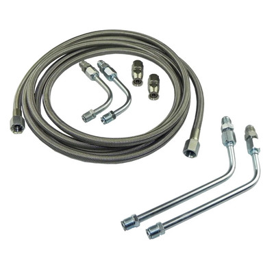 Transmission Flex Hose Kit Cut To Length, Can Be Used On Most Cars ...