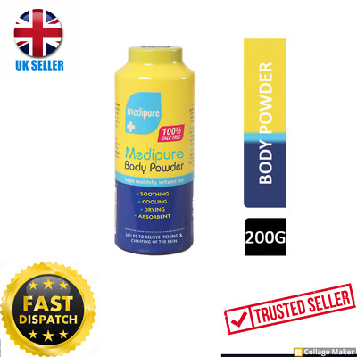 Medicated Body Powder and Baby Powder | Medipure Skin Body Powder 100% ...