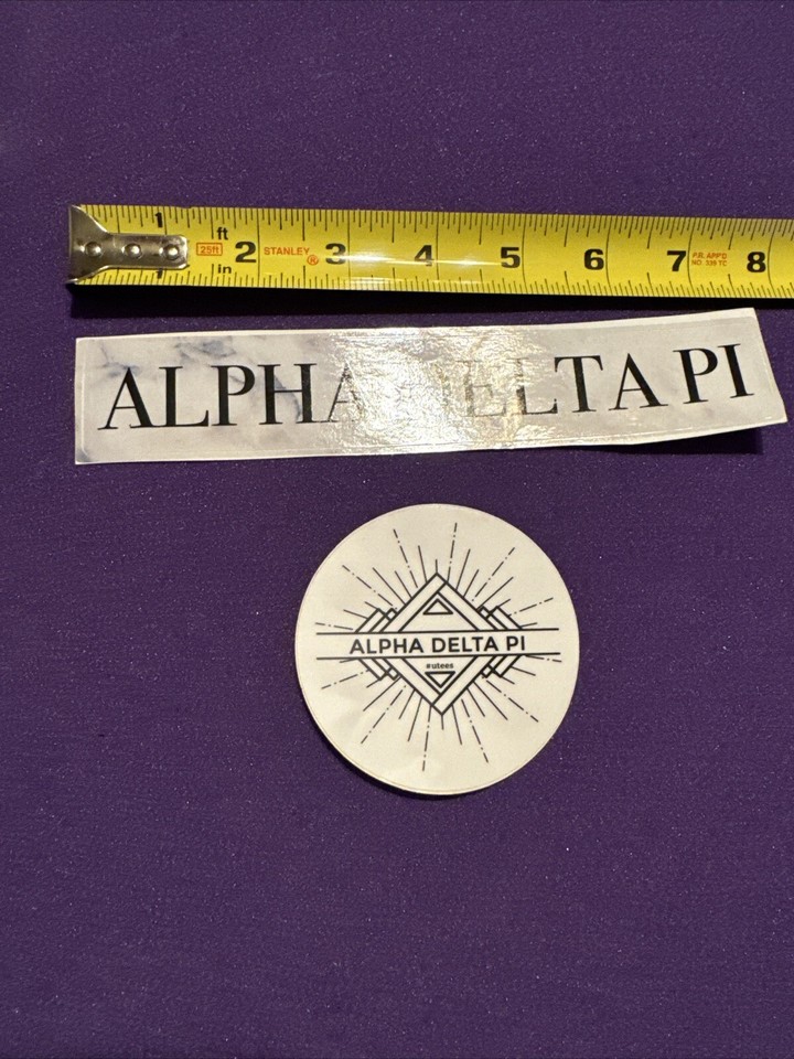 Alpha Delta Pi Decal Sticker Fraternity Sorority Greek | eBay