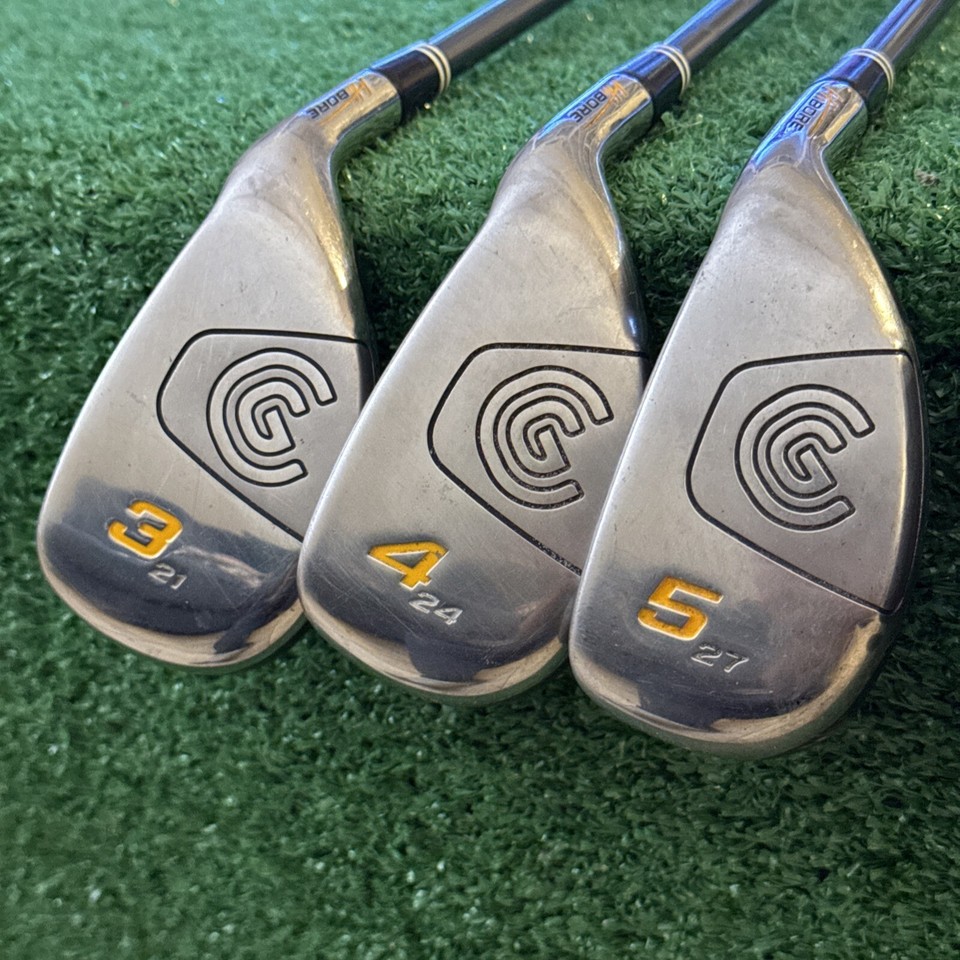 Cleveland Hibore RH Iron Set 3-9, Regular 78g Graphite + Tour Action ...