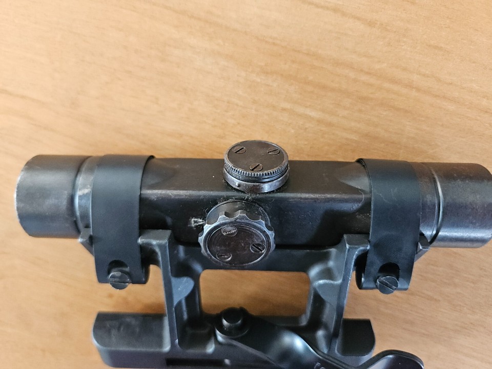 Original WWII German ZF4 ddx G43 K43 Sniper Rifle ZF-4 Scope with Base ...