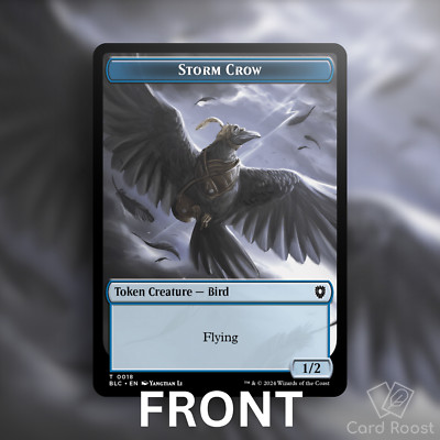 MTG Magic Storm Crow / Frog Lizard Double-Sided Token Commander ...