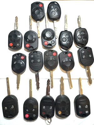 OEM AND AFTERMARKET FORD REMOTE HEAD KEYS LOT OF 17 - MIXED LOT | eBay