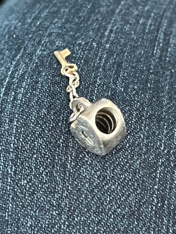 Pandora Key To My Heart 14k Key Charm 925 ALF 790288 Two Tone | eBay