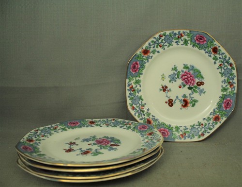 lot 5 Whieldon ware F Winkle & co England antique old 8 5/8 floral ...
