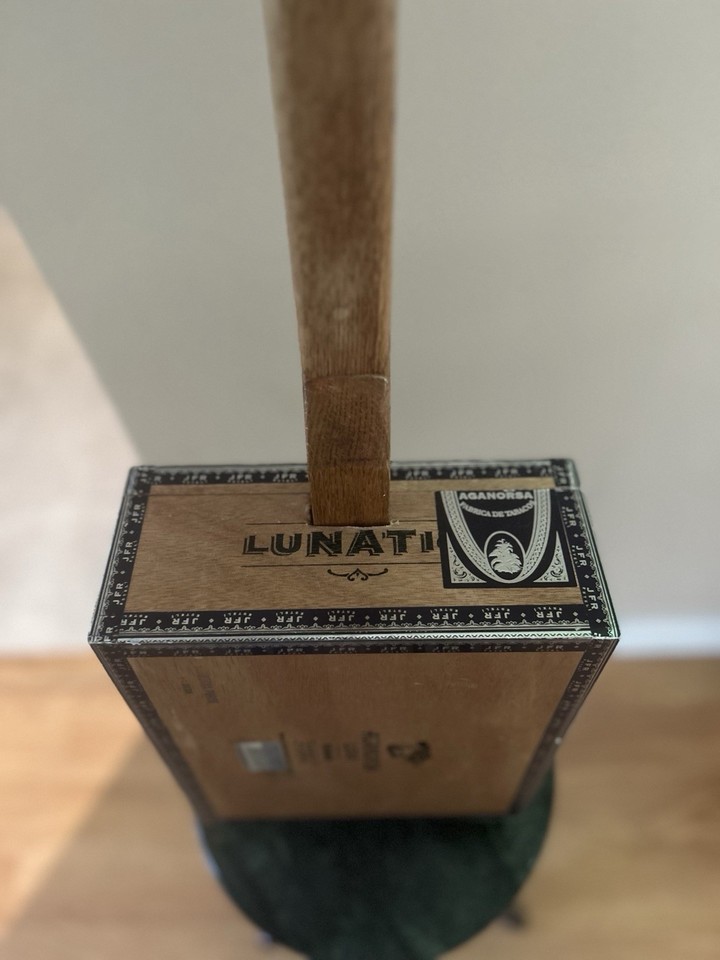 JFR Lunat Wooden Right Handed 3-String Cigar Box Bass Guitar | eBay