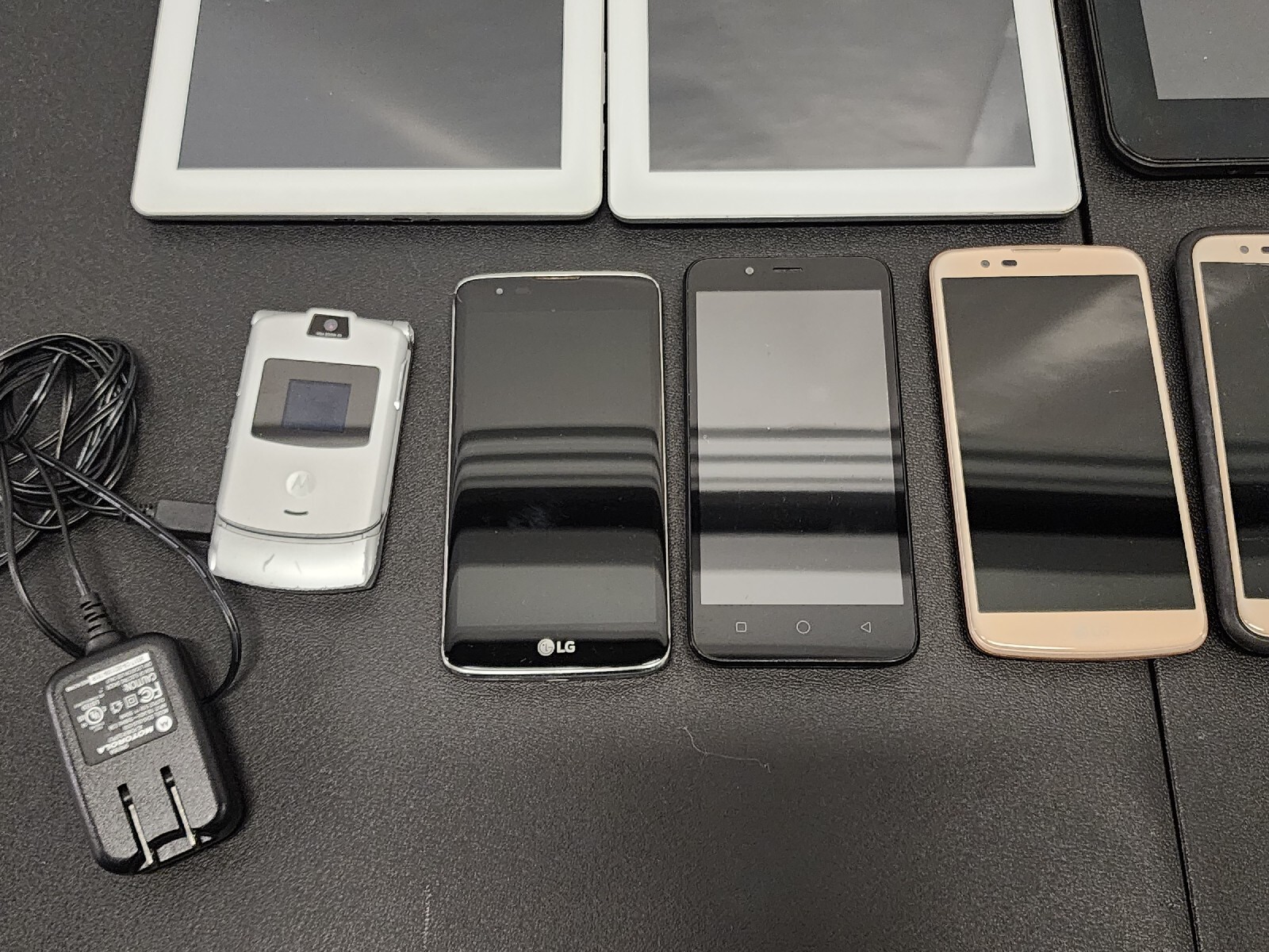 Lot of 3 Tablets and 5 Cell Phones Insignia LG Polaroid As-Is Untested ...