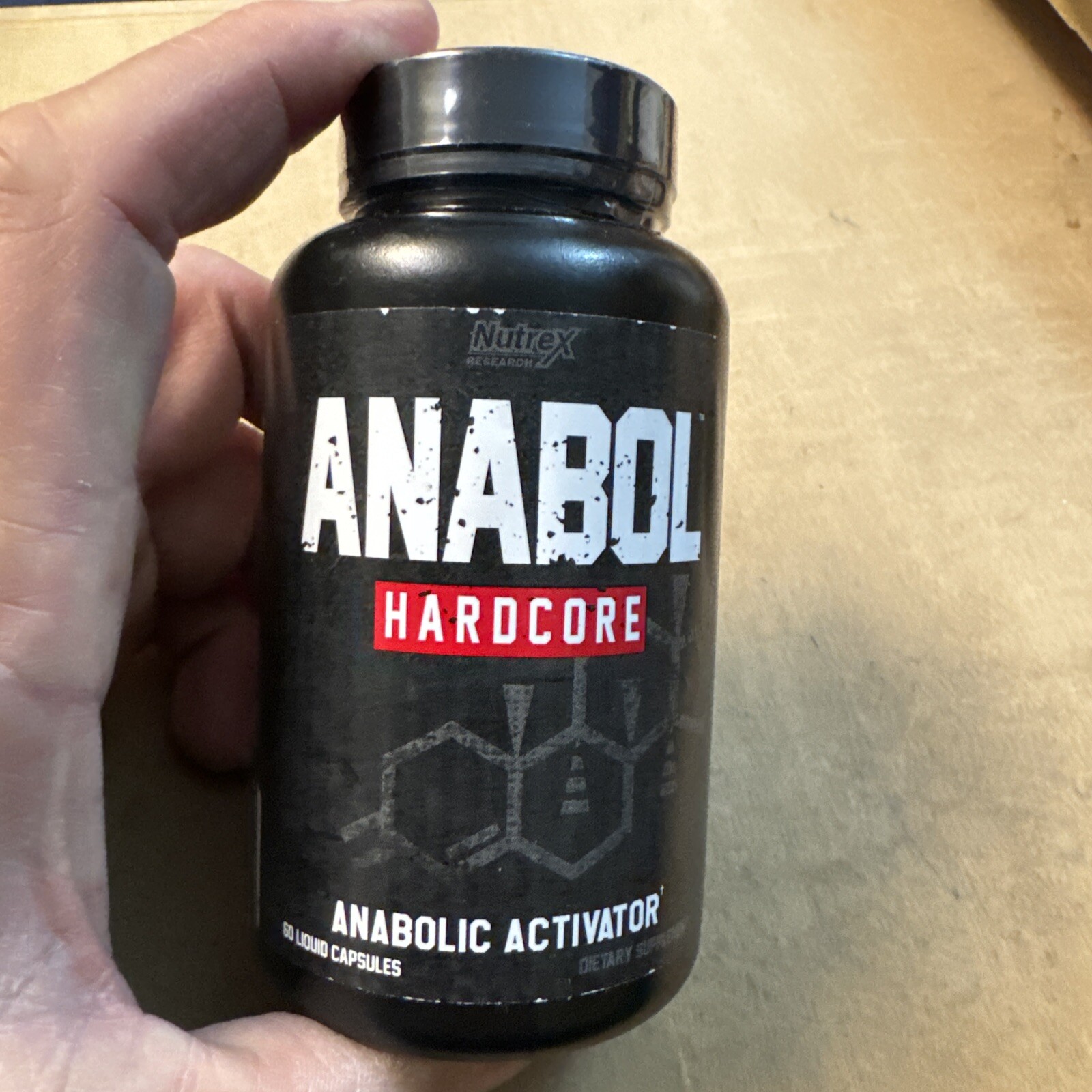 Nutrex Anabol Hardcore Anabolic Muscle Builder - 60 Liquid Capsules for ...